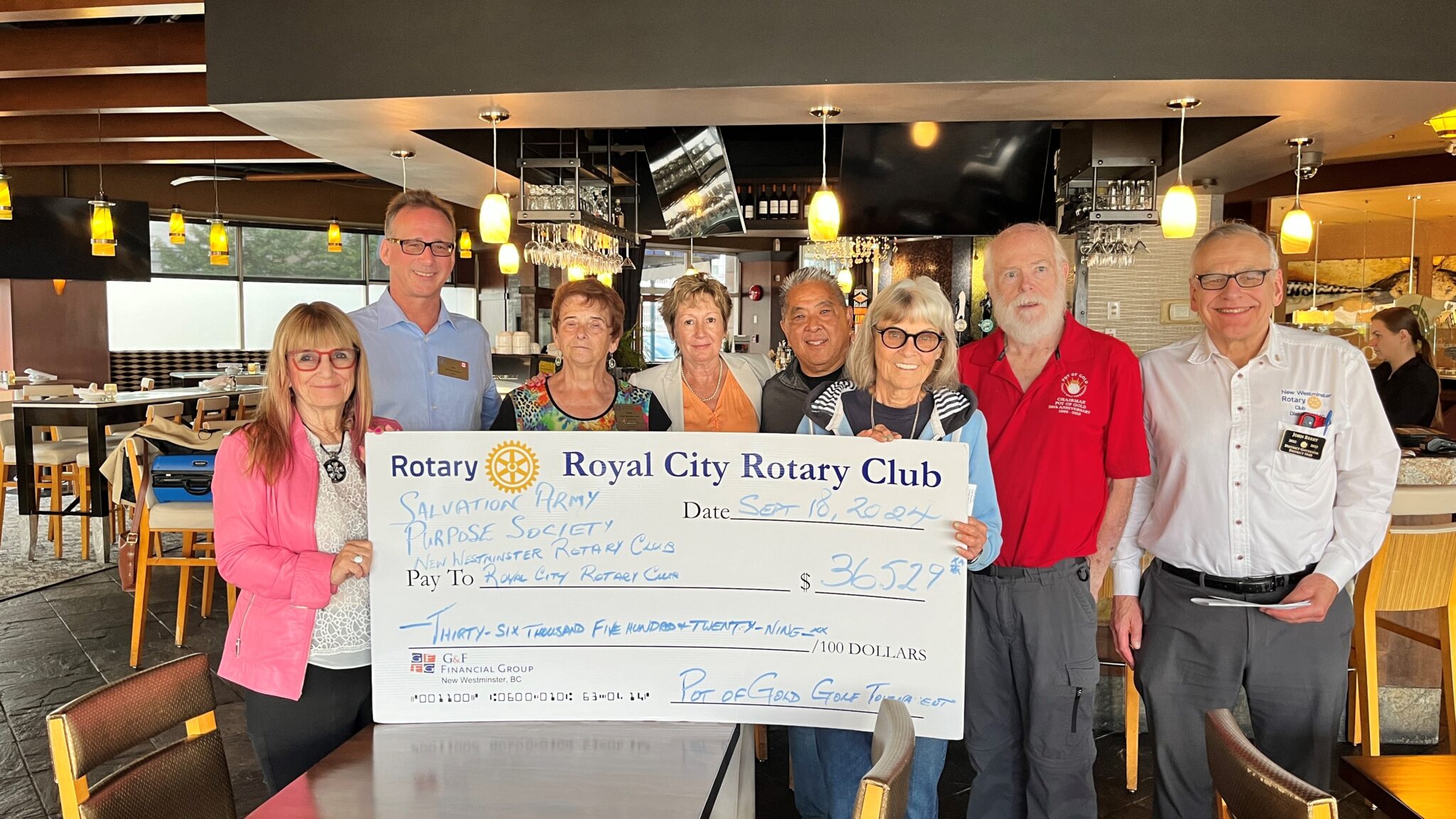 Thank you to the Royal City Rotary Club for your generous support ...